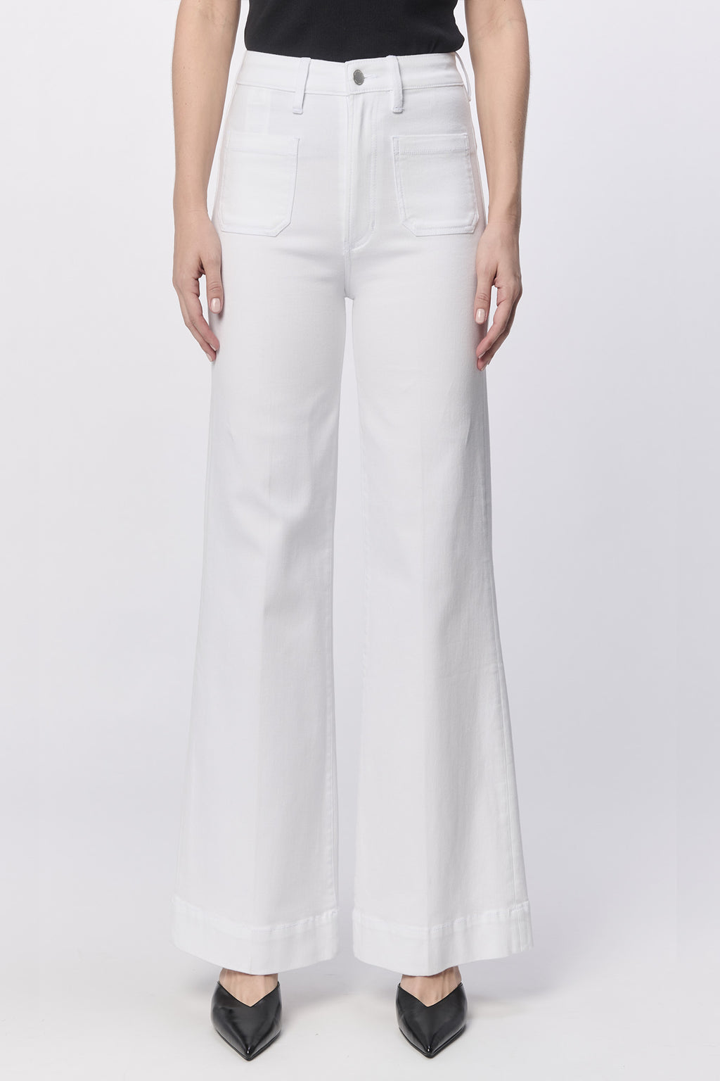 Fiona Wide Leg - White – Shear Boutique